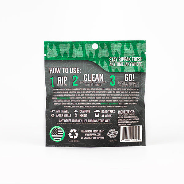 Rippak. Clean Your Teeth Without the Brush.